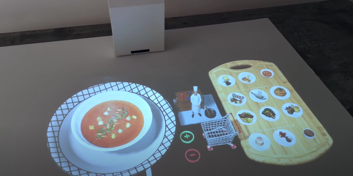 Holo Lamp, como la realidad aumentada puede revolucionar los menús de ...